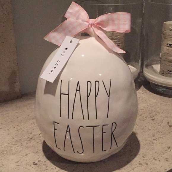 Rae Dunn | Holiday | Rae Dunn Happy Easter Ceramic Egg | Poshmark